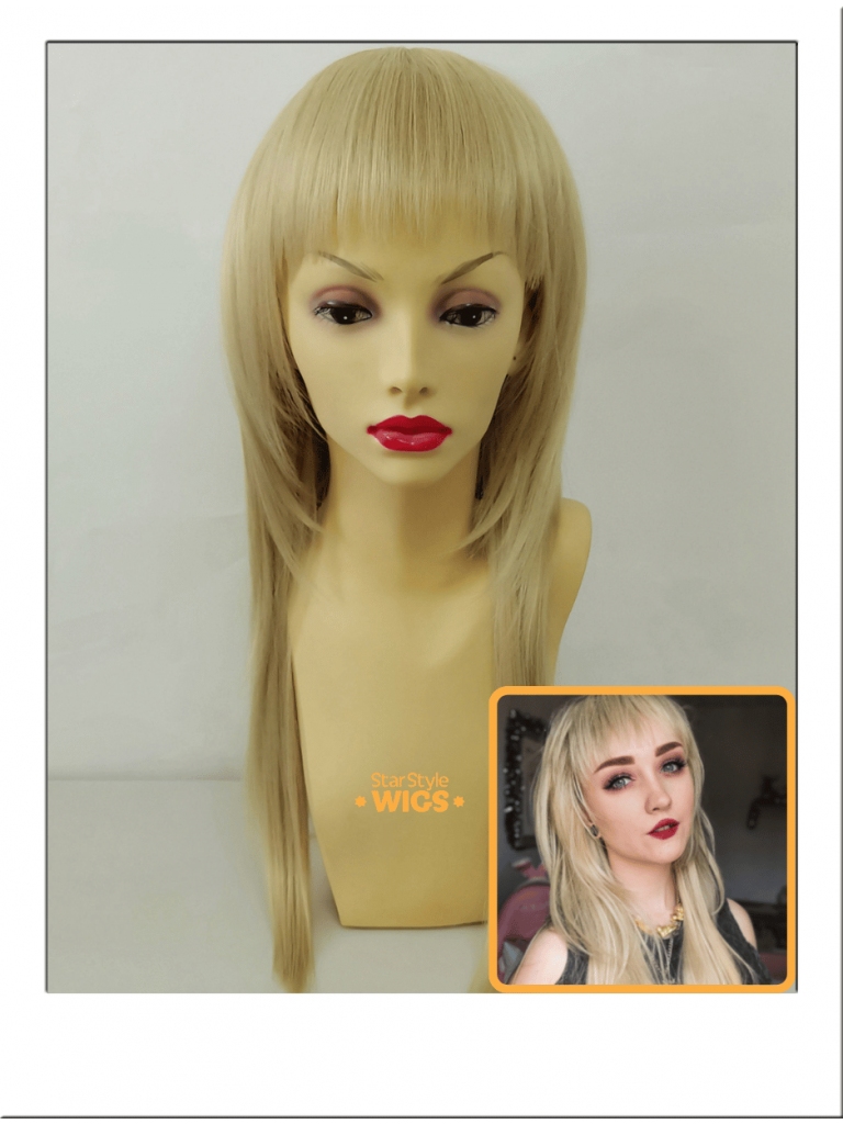 Blonde Mullet Wig Wolf Cut Star Style Wigs Uk