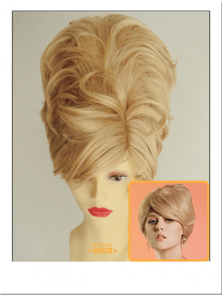 Blonde Beehive Wig, Bouffant Style | Star Style Wigs UK