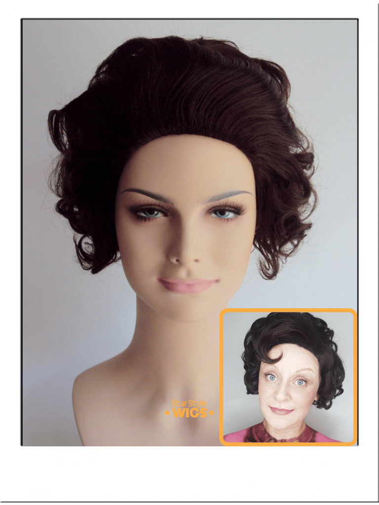 Old Lady Wig Brown | Costume Wigs | Star Style Wigs UK