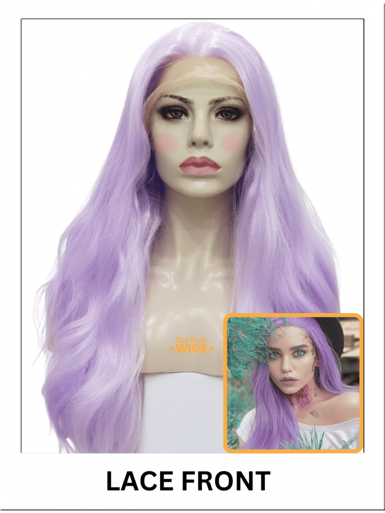Light Purple Lace Front Wig | Lace Front Wigs UK | Star Style Wigs